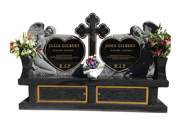 Double Headstones - Forever Shining Memorials