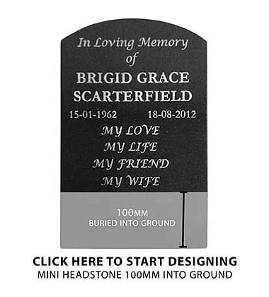Mini Headstone - Forever Shining Memorials