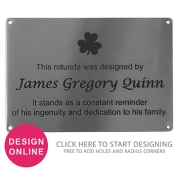 Laser Etched Stainless Steel Plaques - Forever Shining