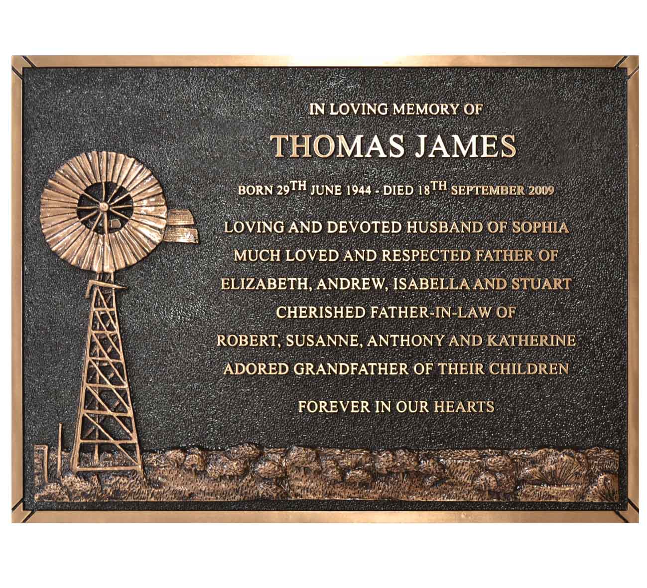 Plaques - Design online - Forever Shining Memorials