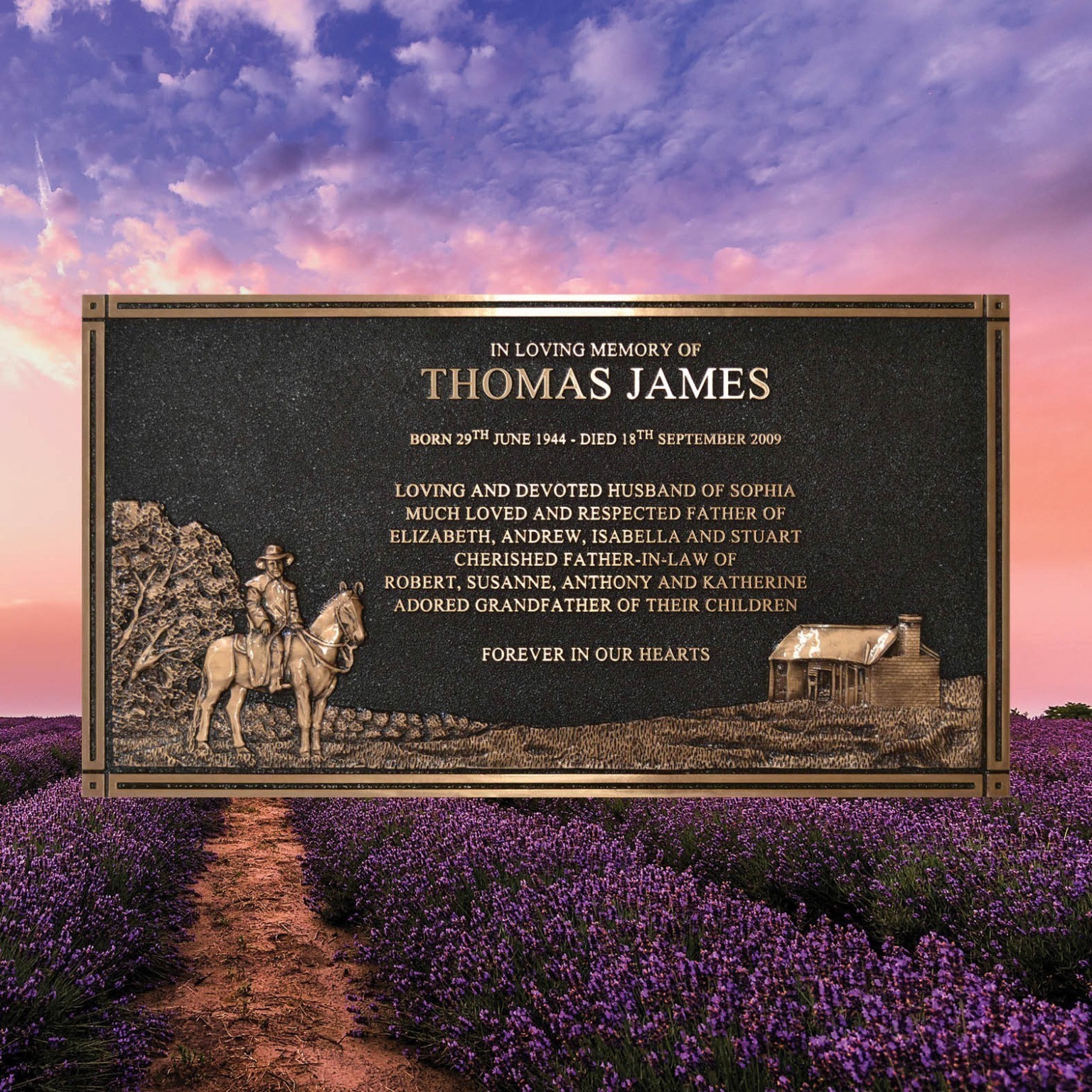 Bronze Memorial Plaques - Forever Shining